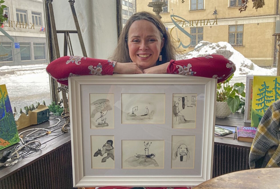 Minna Eloranta kuvittaa Viikon runo -sarjan: ”Kuvani ovat rinnalla ...